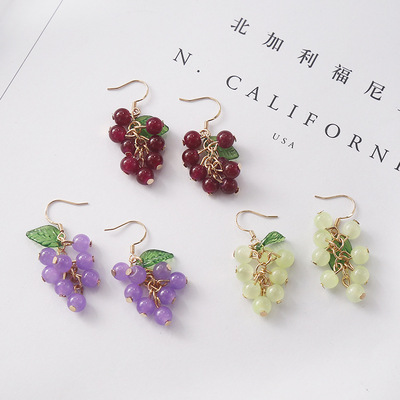 s925银耳针夏天可爱耳饰小清新