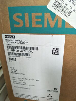 变频器西门子6SE6430-2AD31