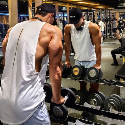 新款运动健身衣男背心坎肩无袖器械超强跑步排汗透气肌肉型撸铁潮