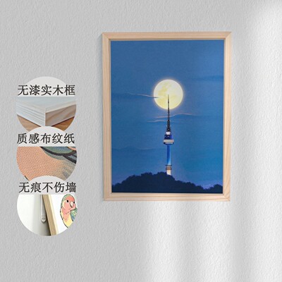 客厅玄关卧室餐厅装饰挂画治愈
