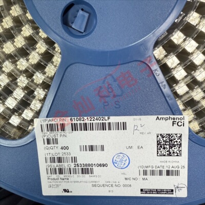 Amphenol/安费诺 FCI 61082-122402LF 连接器 120P 立贴 0.8mm
