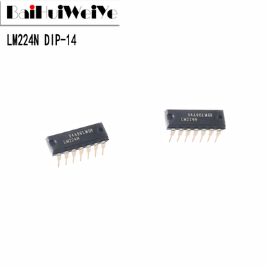 LM224 LM224N 直插 DIP-14 四路标准运算放大器IC芯片 全新国产