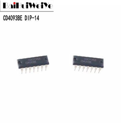 CD4093 CD4093BE 直插 DIP-14 与非触发器 逻辑 栅极和逆变器全新