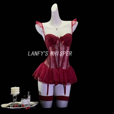 纯欲性感情调趣味内衣带胸垫