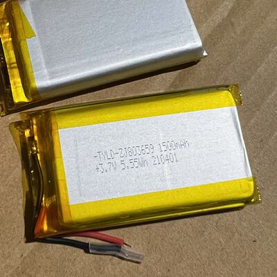 聚合物锂电池3.7V软包电池1500mah不带保护板电芯规格803659