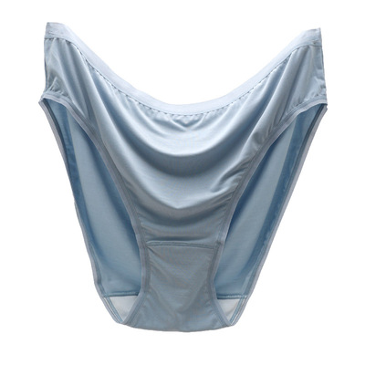 高开叉大码内裤女胖mm莫代尔