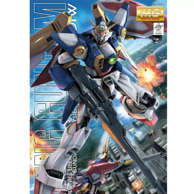 万代高达拼装模型 1/100 MG WING GUNDAM飞翼高达TV版 动画64129