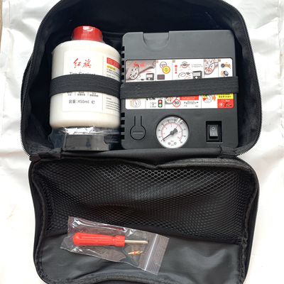 适用红旗打气泵12V车载点烟器电源充气泵补胎液适用180W功率