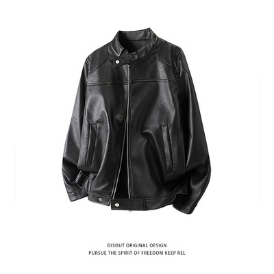 「设计师品牌」百搭潮流春秋时尚皮衣夹克外套