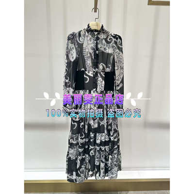 长袖印花连衣裙A1FGW61210