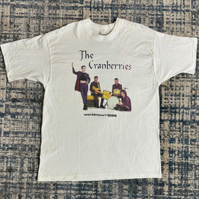 小红莓乐队美式重磅纯棉短袖T恤