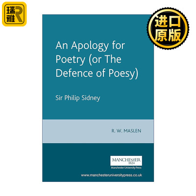 英文原版 An Apology for Poetry (or the Defence of Poesy) 为诗辩护 菲利普?锡德尼 全面修订扩展定本 文艺复兴文学批评