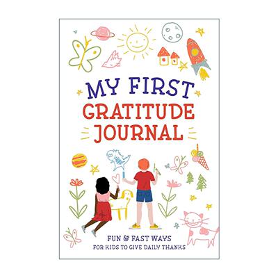 英文原版 My First Gratitude Journal 我的感恩日记 可写作与绘画 儿童减压益智活动书 英文版 进口英语原版书籍