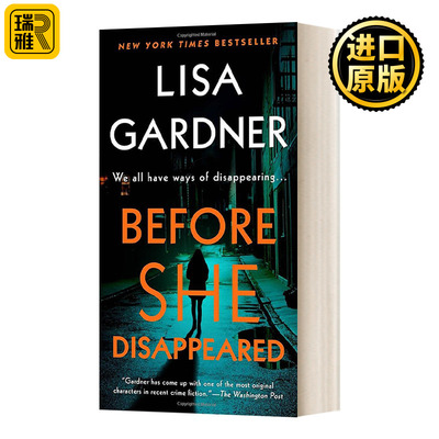 Before She Disappeared: a Novel (A Frankie Elkin Novel Book 1) 在她消失之前 Lisa Gardner丽莎•加德纳