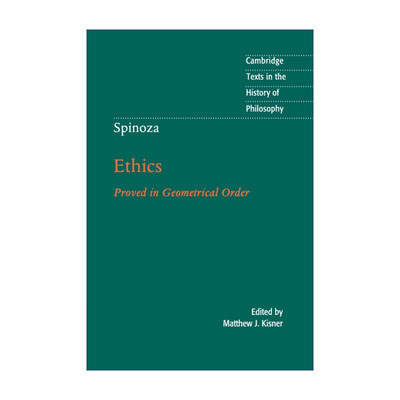 Spinoza: Ethics 斯宾诺莎 伦理学 剑桥哲学史文本系列