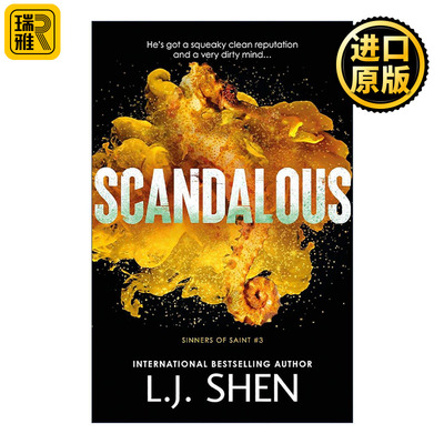 英文原版 Scandalous 丑闻 北美晋江浪漫爱情小说 Sinners of Saint系列 3 英文版 进口英语原版书籍
