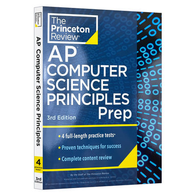 Princeton Review AP Computer Science Principles Prep, 3rd Edition 普林斯顿评论AP计算机科学原理 第3版 2024