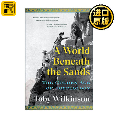 英文原版 A World Beneath the Sands 黄沙下的世界 埃及学黄金时代的探险和考古 托比·威尔金森 英文版 进口英语原版书籍