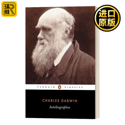 达尔文自传 英文原版 Autobiographies 英文版 Charles Darwin  纯全英文版正版原著进口英语书籍