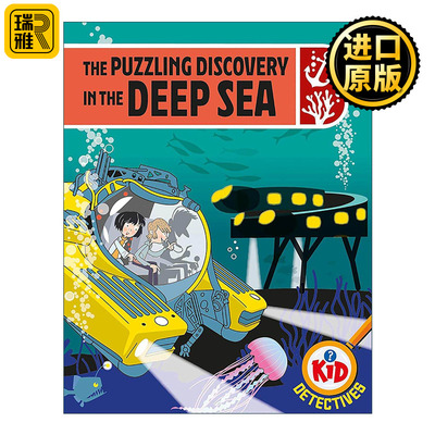 英文原版 Kid Detectives The Puzzling Discovery in the Deep Sea 深海发现 儿童侦探冒险故事 英文版 进口英语原版书籍