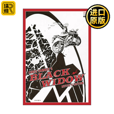 英文原版 Chris Samnee's Black Widow Artist's Edition 克里斯·萨姆尼 黑寡妇 手工原稿版 IDW漫画 精装收藏版 进口英语书籍