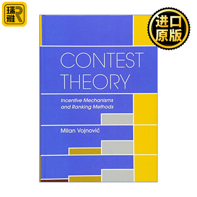 Contest Theory 竞争理论 激励机制与排名方法 Milan Vojnović 精装
