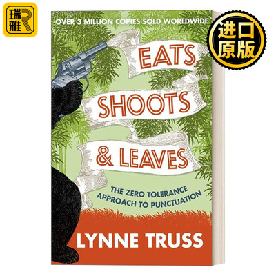 Eats, Shoots And Leaves 熊猫吃射走 琳恩·特鲁斯童书 正确标点运用