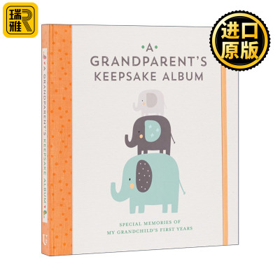 英文原版 Grandparent's Keepsake Album 祖父母珍藏纪念册 孙辈幼年时光专属回忆 英文版 进口英语原版书籍