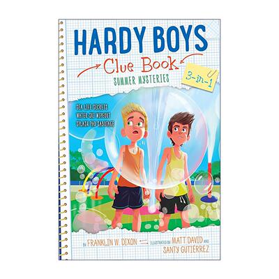 英文原版 Hardy Boys Clue Book Summer Mysteries 3-In-1 哈迪男孩 谜案系列 夏日冒险3合1 英文版 进口英语原版书籍