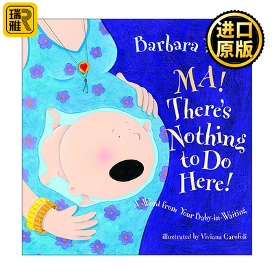 英文原版 Ma There's Nothing to Do Here 妈 这里好无聊 儿童精装绘本 给妈妈的礼物 朱尼琼斯系列作者Barbara Park 英文版