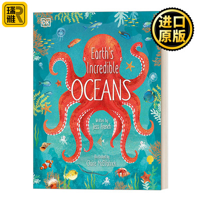 Earth's Incredible Oceans 了不起的地球海洋 惊人海洋生物主题插图 海底世界探索 DK儿童科普百科全书 精装