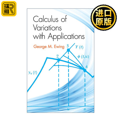英文原版 Calculus of Variations with Applications 变分法及其应用 数学教授George M. Ewing 英文版 进口英语原版书籍