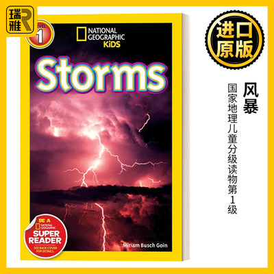 National Geographic Kids Readers L1: Storms! 国家地理儿童分级读物第1级 风暴