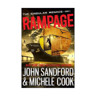 英文原版 Rampage The Singular Menace 03 奇异威胁系列3 狂暴 动作冒险小说 普利策奖得主John Sandford英文版 进口英语原版书籍