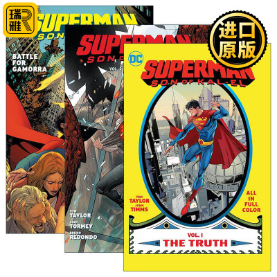英文原版 Superman Son of Kal-El 超人 卡尔艾尔之子系列1-3册 DC漫画 Tom Taylor 英文版 进口英语原版书籍