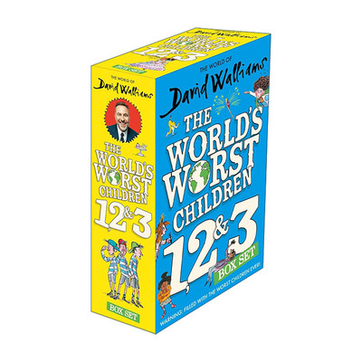 英文原版 The World of David Walliams the World's Worst Children Box Set 大卫威廉姆斯 世界上糟糕的孩子系列三册盒装