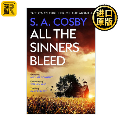 英文原版 All The Sinners Bleed 所有罪人都流血了 奇幻悬疑惊悚小说 亚马逊年度好书 2023奥巴马夏日书单 英文版 进口英语书籍
