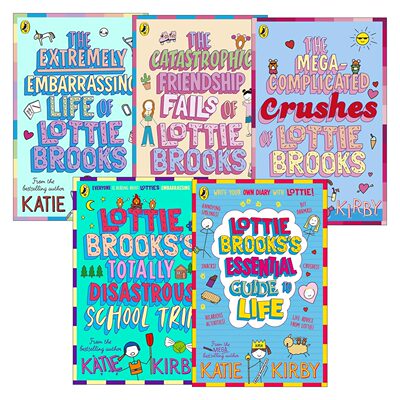 英文原版 The Extremely Embarrassing Life of Lottie Brooks 洛蒂极其尴尬的生活系列5册 英文版 进口英语原版书籍