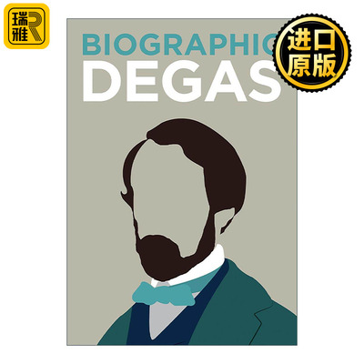 英文原版 Biographic Degas 埃德加·德加 法国印象派画家 信息图表式精装名人传记 英文版 进口英语原版书籍