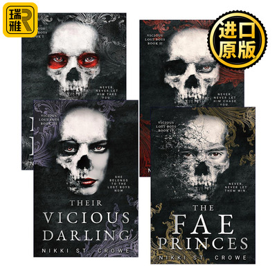 英文原版 Vicious Lost Boys 邪恶迷失男孩系列1-4册 彼得潘暗黑罗曼史 奇幻小说 Nikki St. Crowe 英文版 进口英语原版书籍