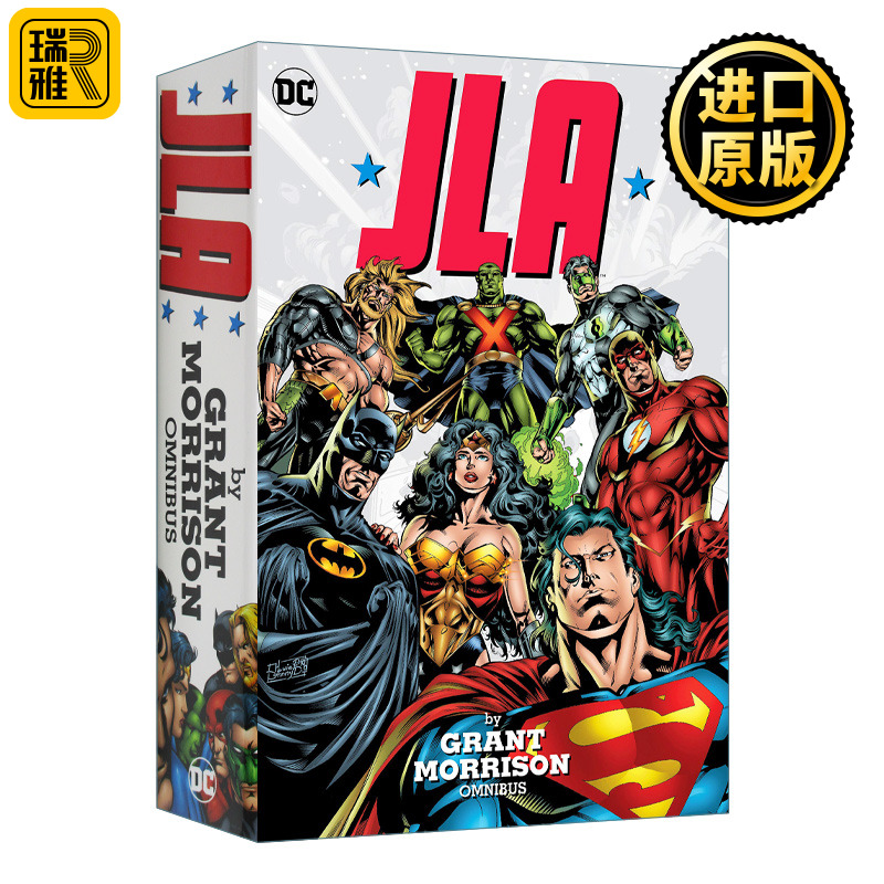 正义联盟精装收藏版 Grant Morrison英文原版 JLA by Grant Morrison Omnibus DC漫画全英文版进口英语书籍_虎窝淘