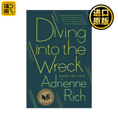 英文原版 Diving into the Wreck 潜入沉船 1971-1972年间诗歌集 女人所生作者 英文版 进口英语原版书籍
