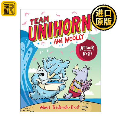 英文原版 Attack of the Krill 独角小队与猛犸沃利卷一 儿童漫画章节书 英文版 进口英语原版书籍