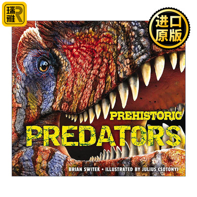 英文原版 Prehistoric Predators 史前掠食者 史前大型食肉动物恐龙指南 精装 英文版 进口英语原版书籍