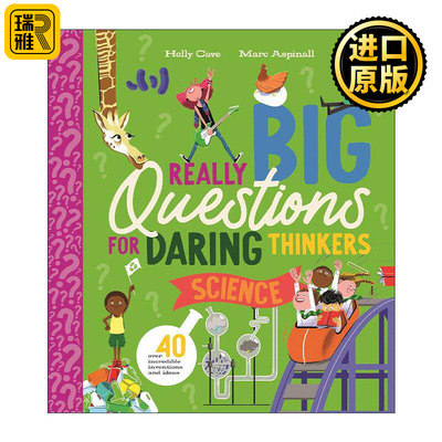 英文原版 Really Big Questions for Daring Thinkers Science 思考大问题 关于科学的40多个大胆想法 儿童人文科普百科精装读物