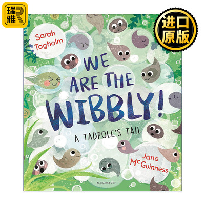 英文原版 We Are the Wibbly 一起摇晃 蝌蚪变青蛙 儿童自然绘本 英文版 进口英语原版书籍
