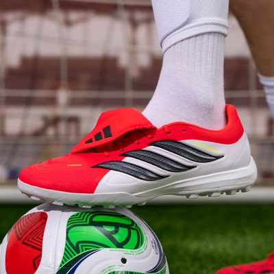 Adidas/阿迪达斯 PREDATOR LEAGUE 舒适低帮平跟足球鞋JR7873