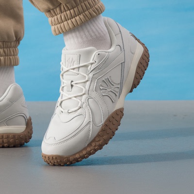 MLB 情侣款运动休闲鞋 复古百搭配 3ASXT025N-50IVS