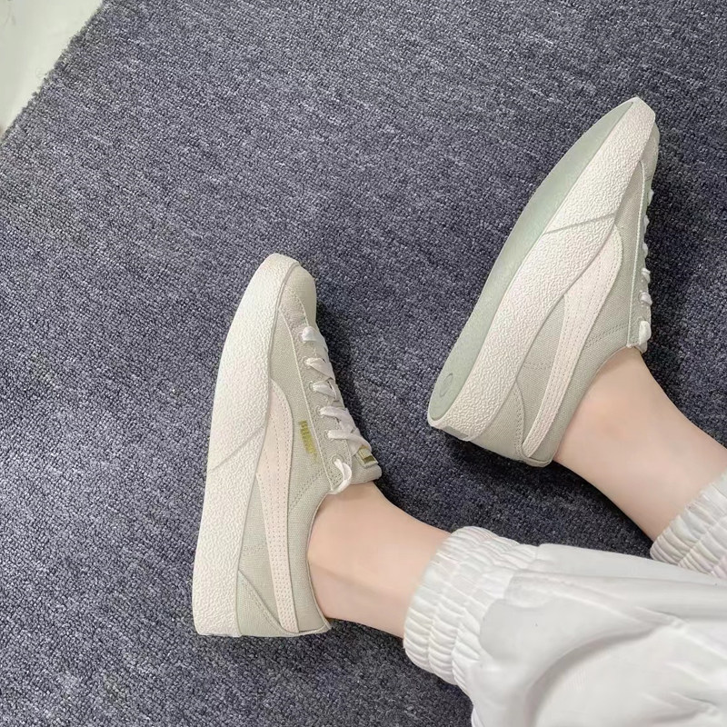 彪马/Puma Love Wn's白黑金标女鞋复古饼干鞋运动板鞋 375065-01_虎窝淘