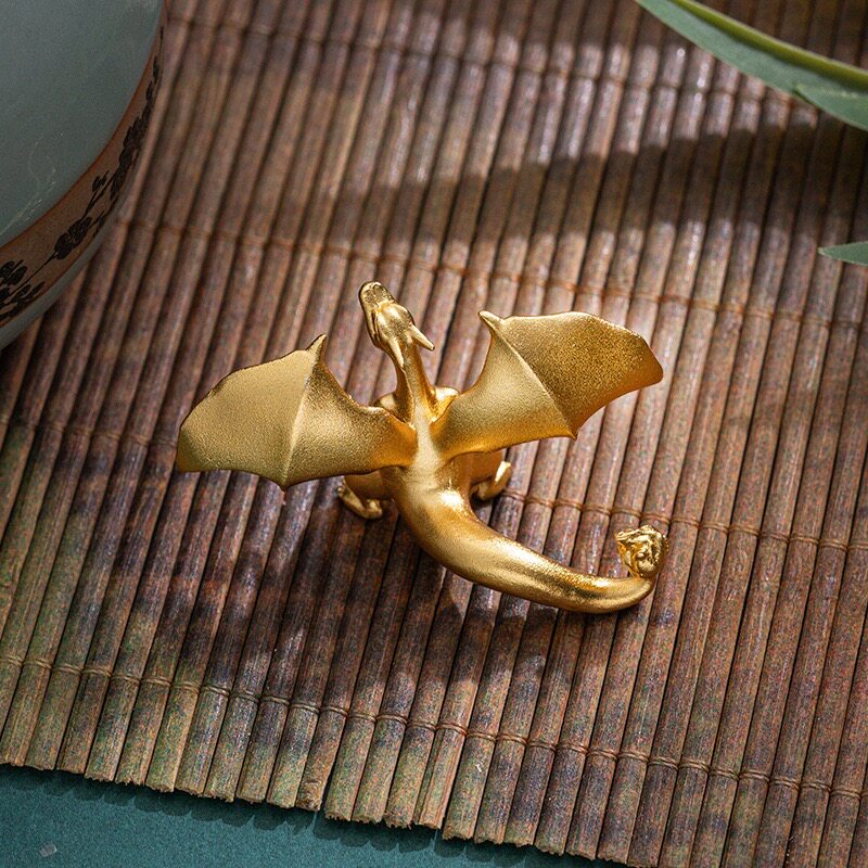神奇宝贝快龙吊坠项链宝可梦喷火龙动漫周边创意挂件配饰品